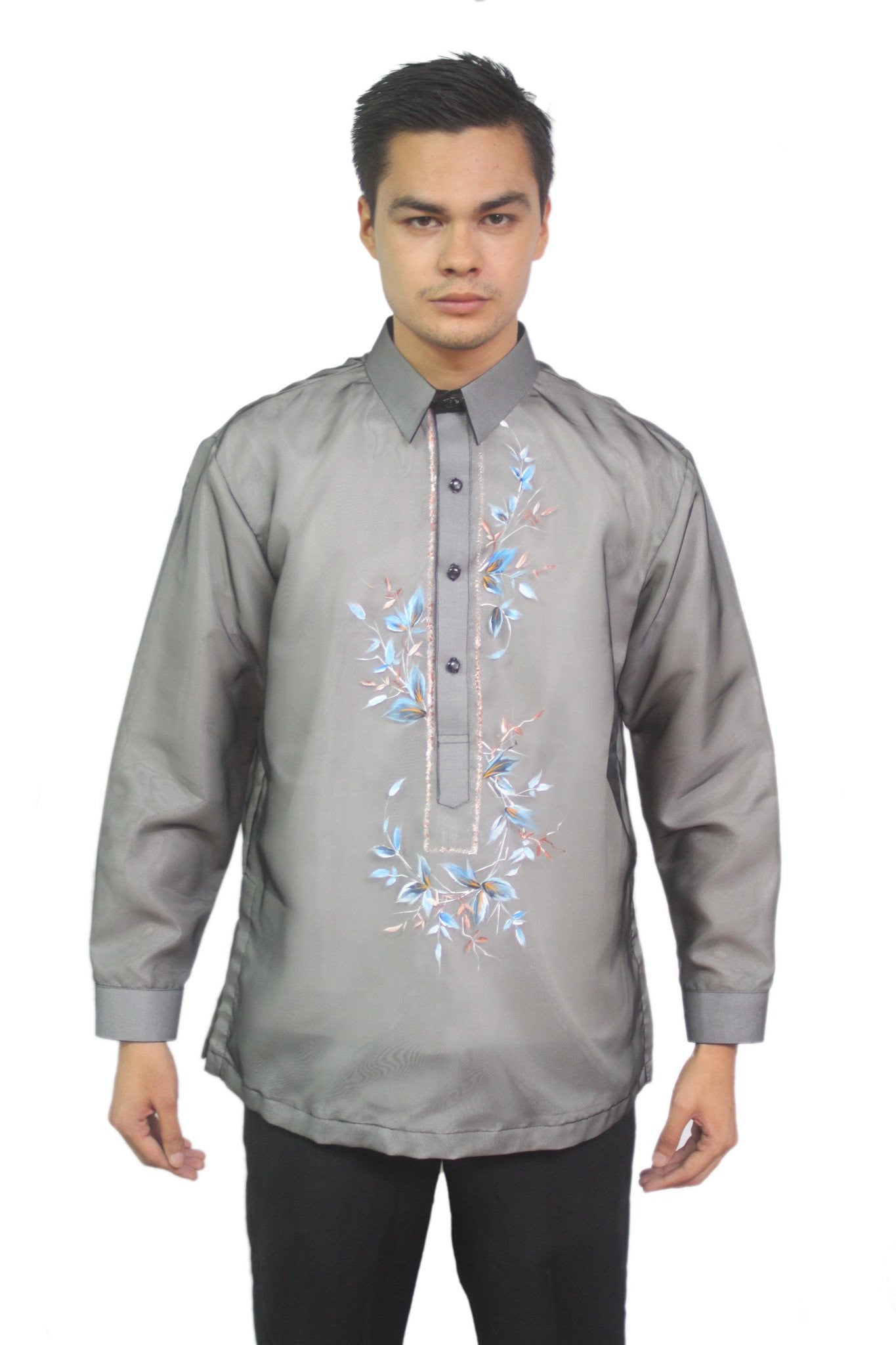 MEN - Barong Tagalog with Lining – BARONG WAREHOUSE