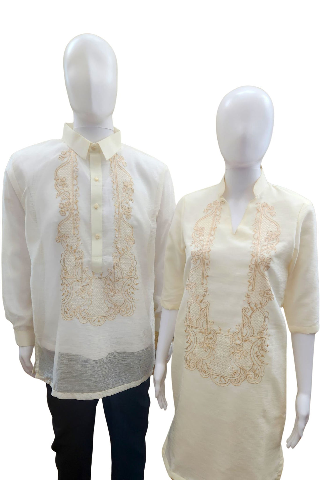 CB03 - Couple's Barong - Matching Barong Tagalog & Filipiniana (Items