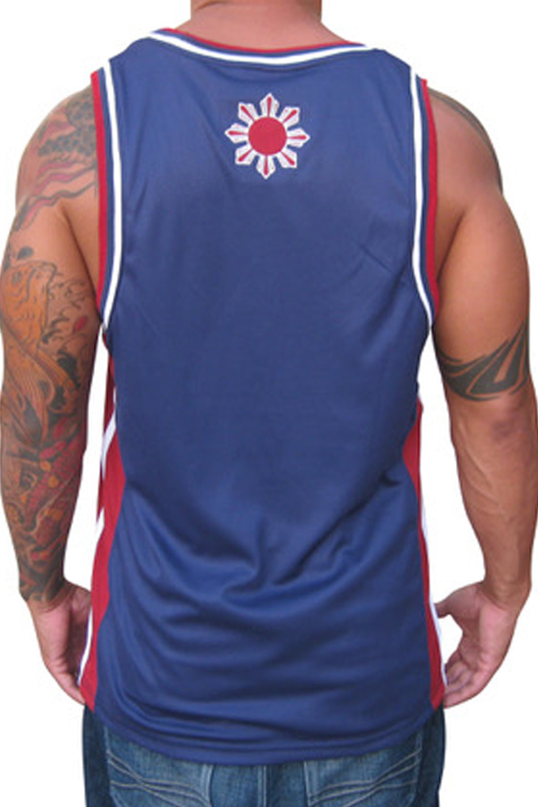 VHG01 - Three Stars and Sun Filipino Basketball Jersey