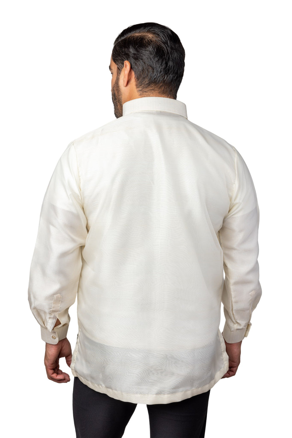 MO37 - Organza Pina Barong Tagalog with Lining – BARONG WAREHOUSE
