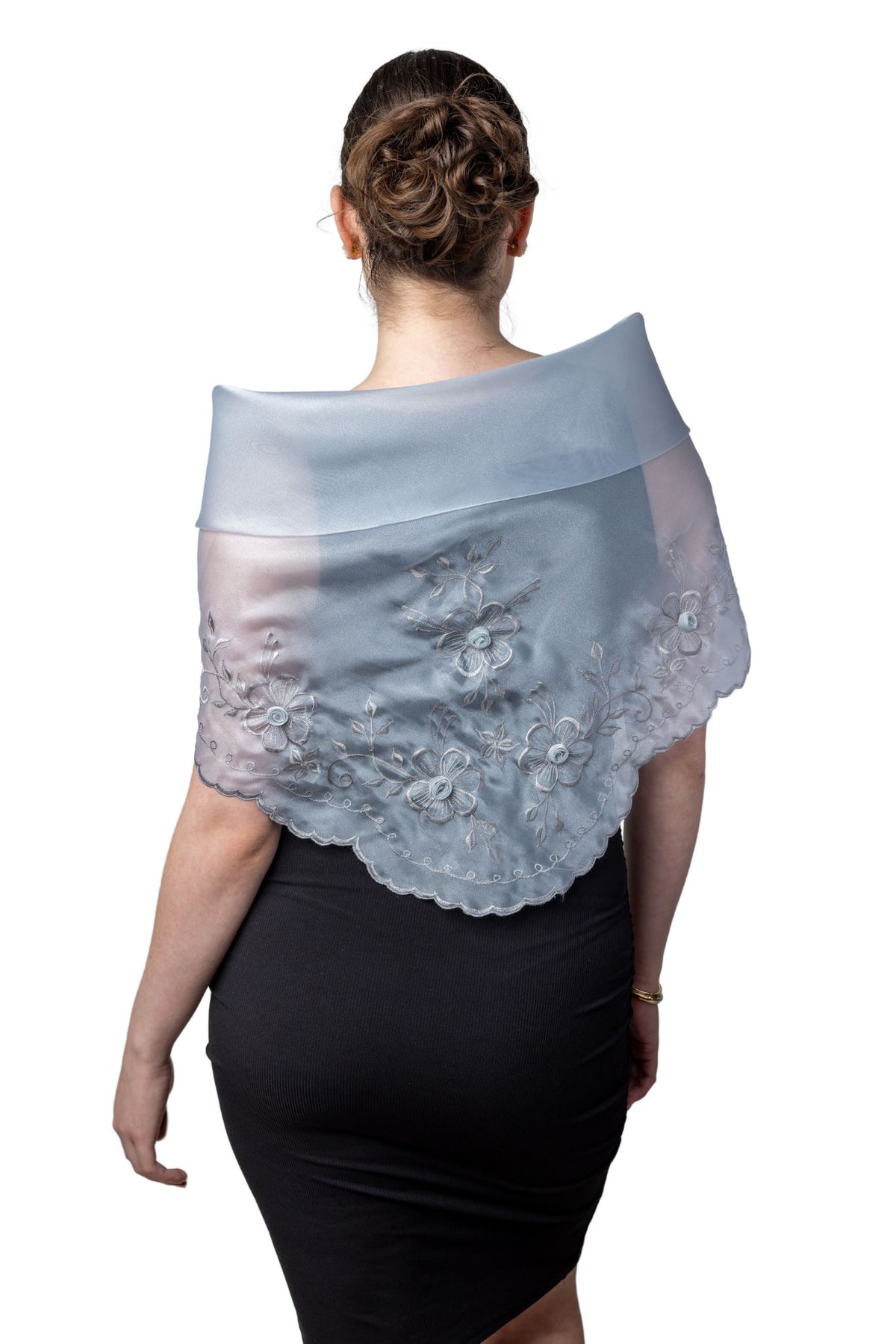 WA23 - Classic Alampay Silver - Filipiniana – BARONG WAREHOUSE