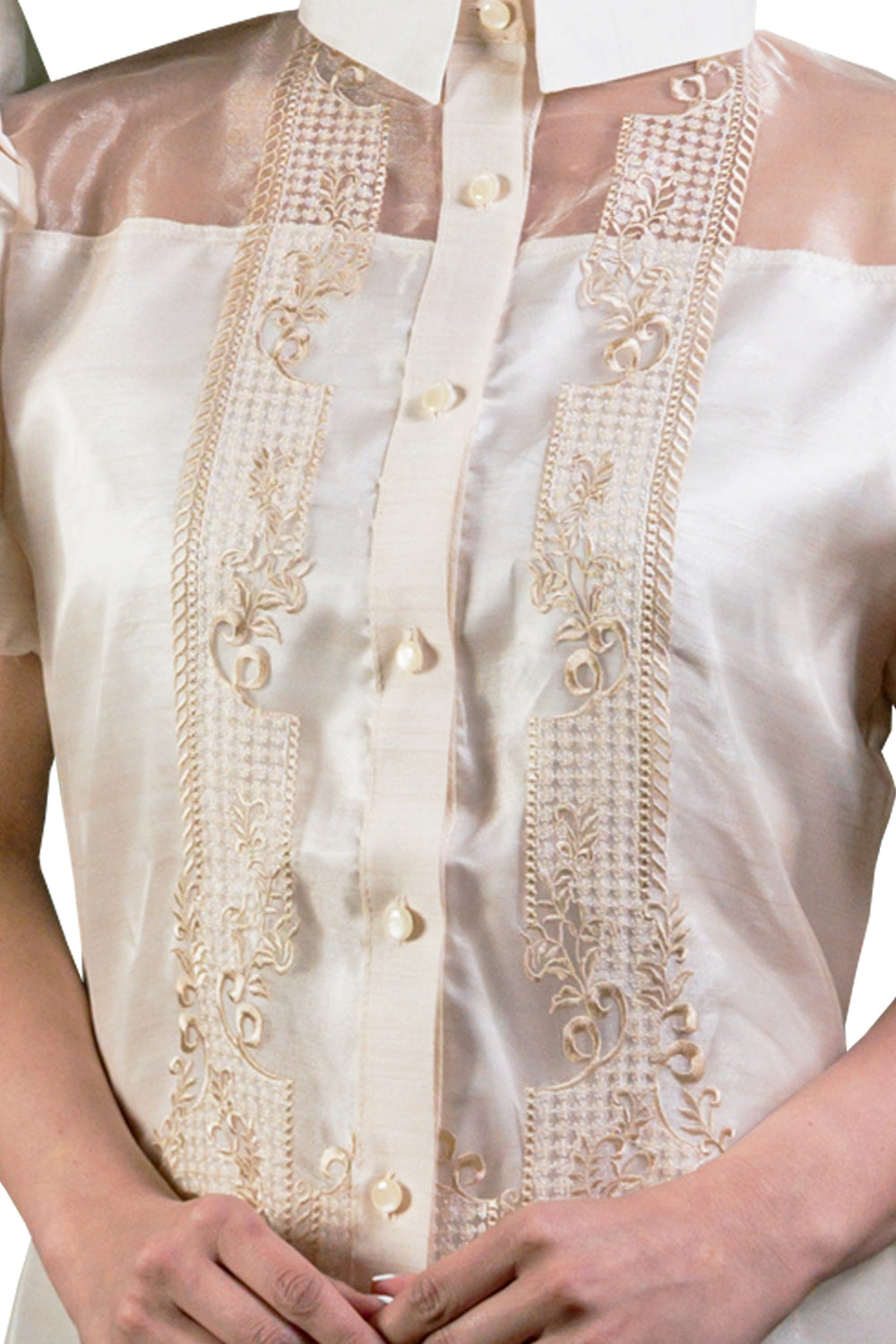 WV06 - Barong Tagalog Dress - Filipiniana – BARONG WAREHOUSE