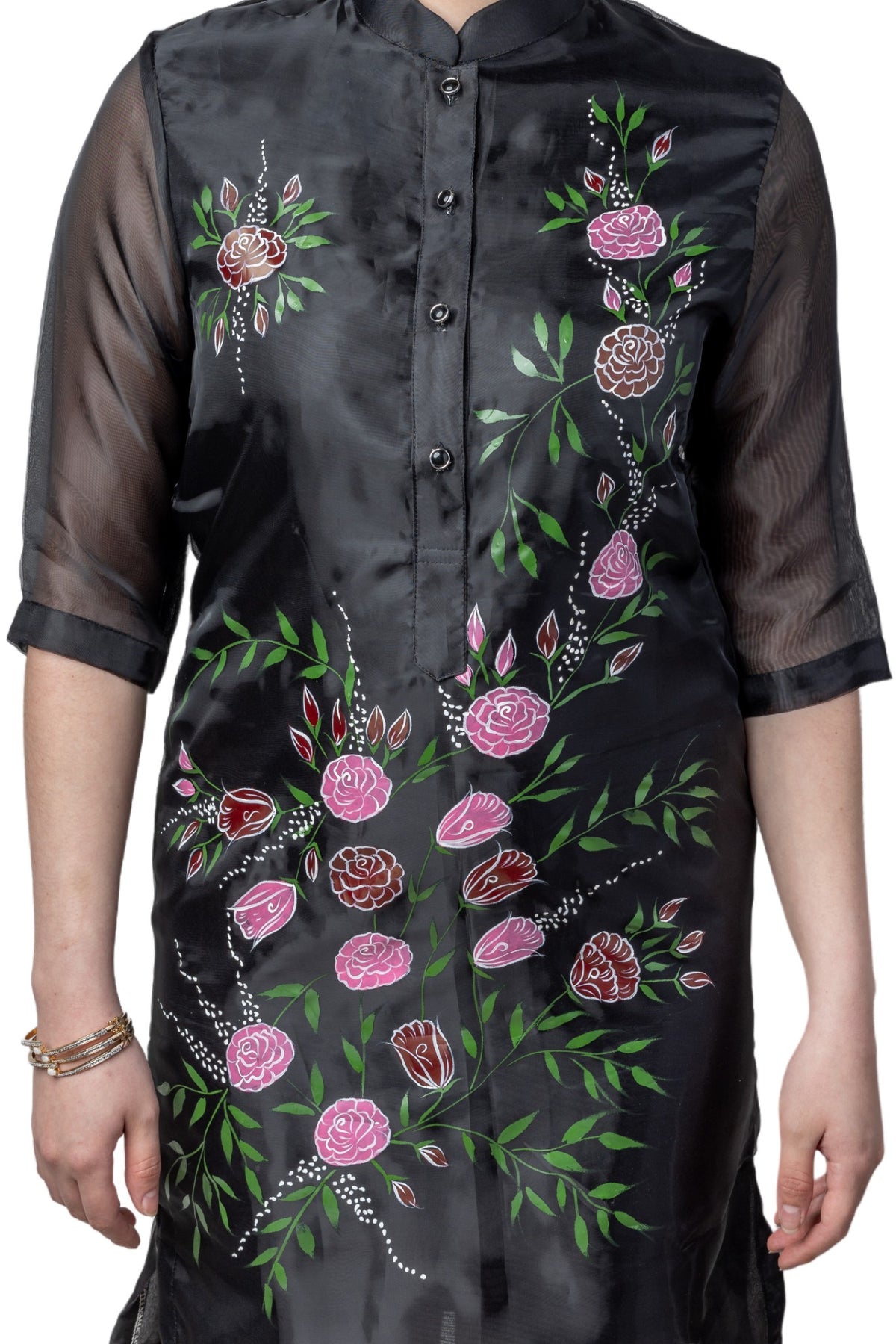 WV09 - Barong Tagalog Dress Painting - Filipiniana – BARONG WAREHOUSE