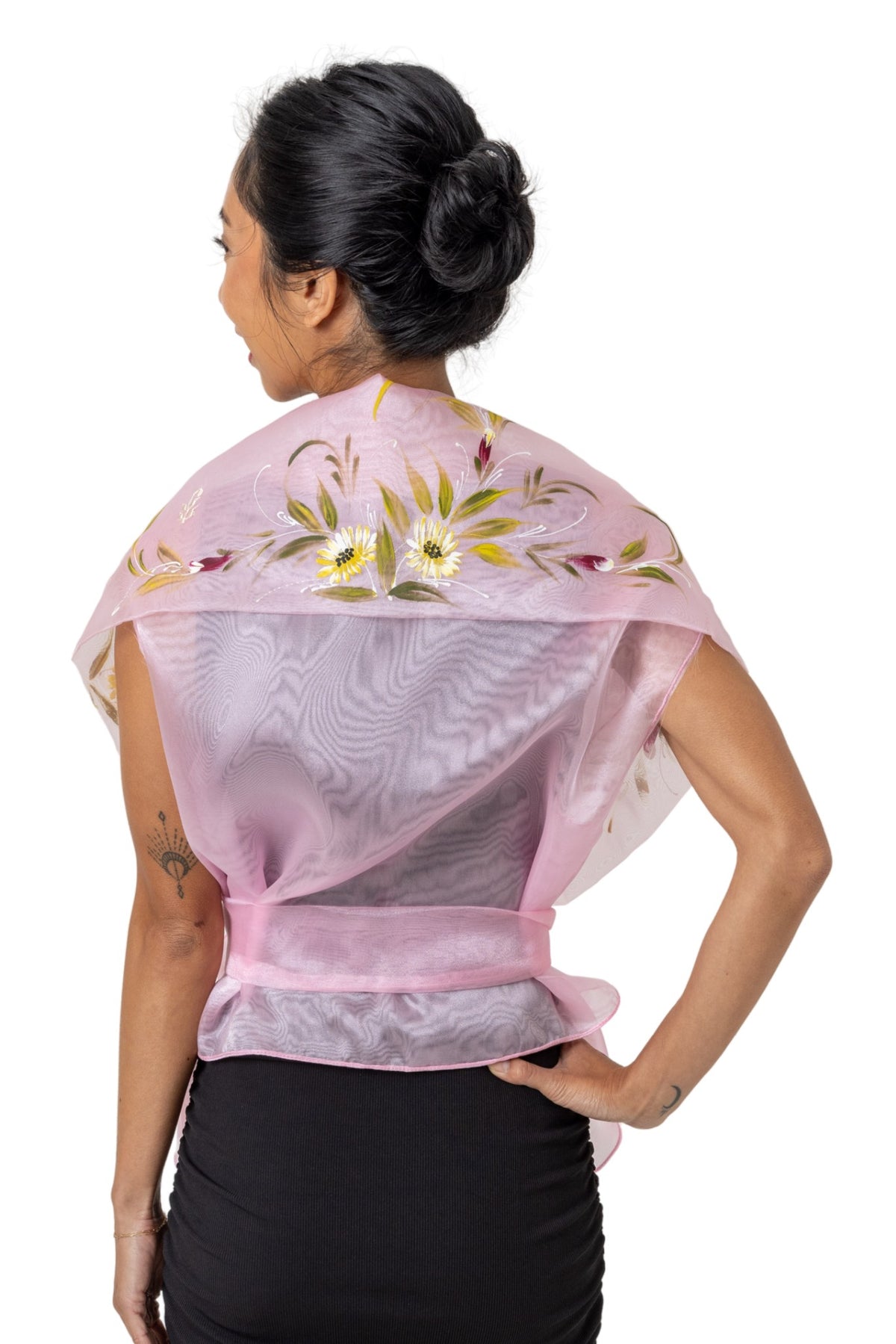 WW08 - Filipiniana Wrap-Around Pink – BARONG WAREHOUSE