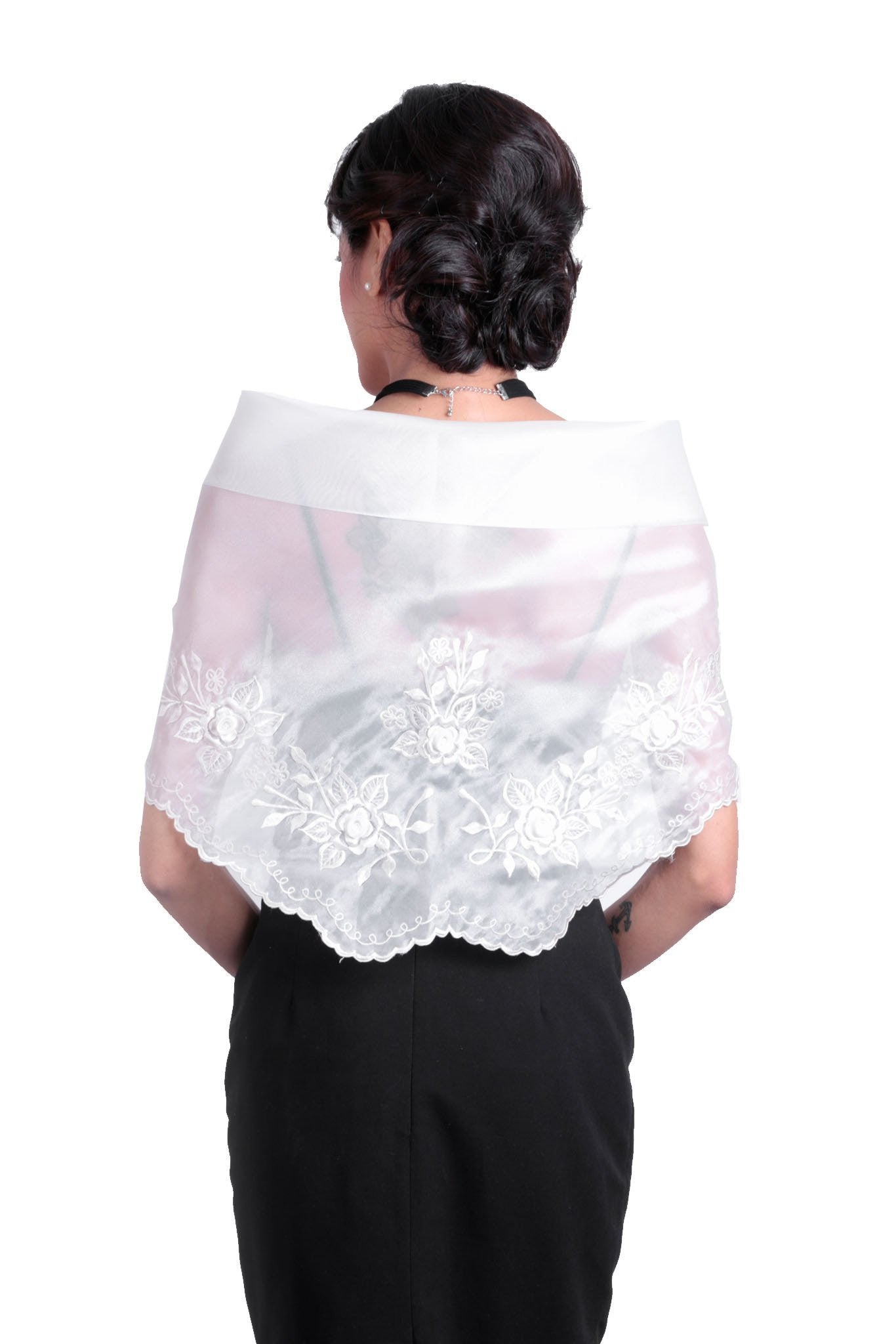 WA01 - Classic Alampay White - Filipiniana
