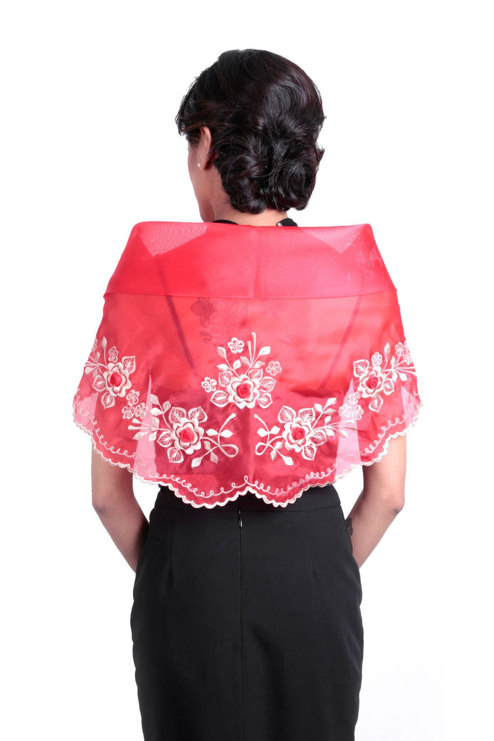 WA04 - Classic Alampay Red - Filipiniana – BARONG WAREHOUSE