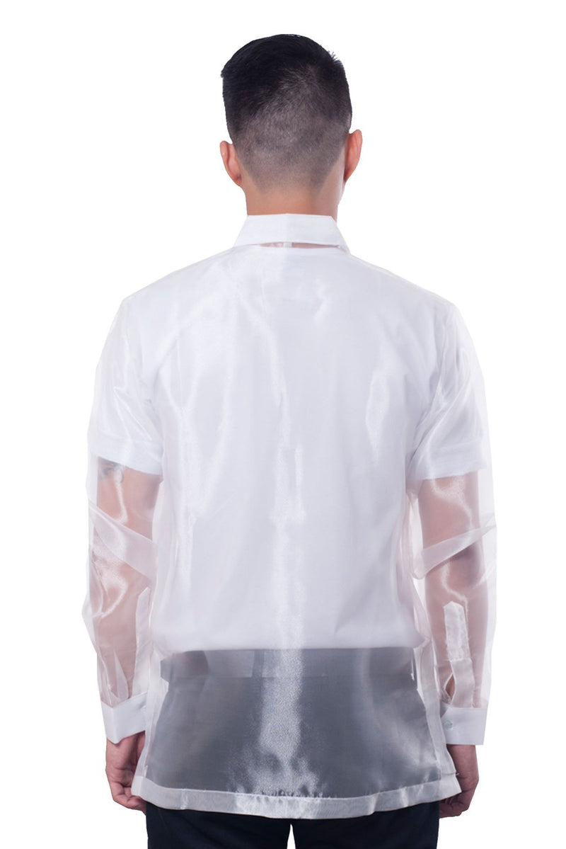 MO01 - Organza Barong Tagalog – BARONG WAREHOUSE