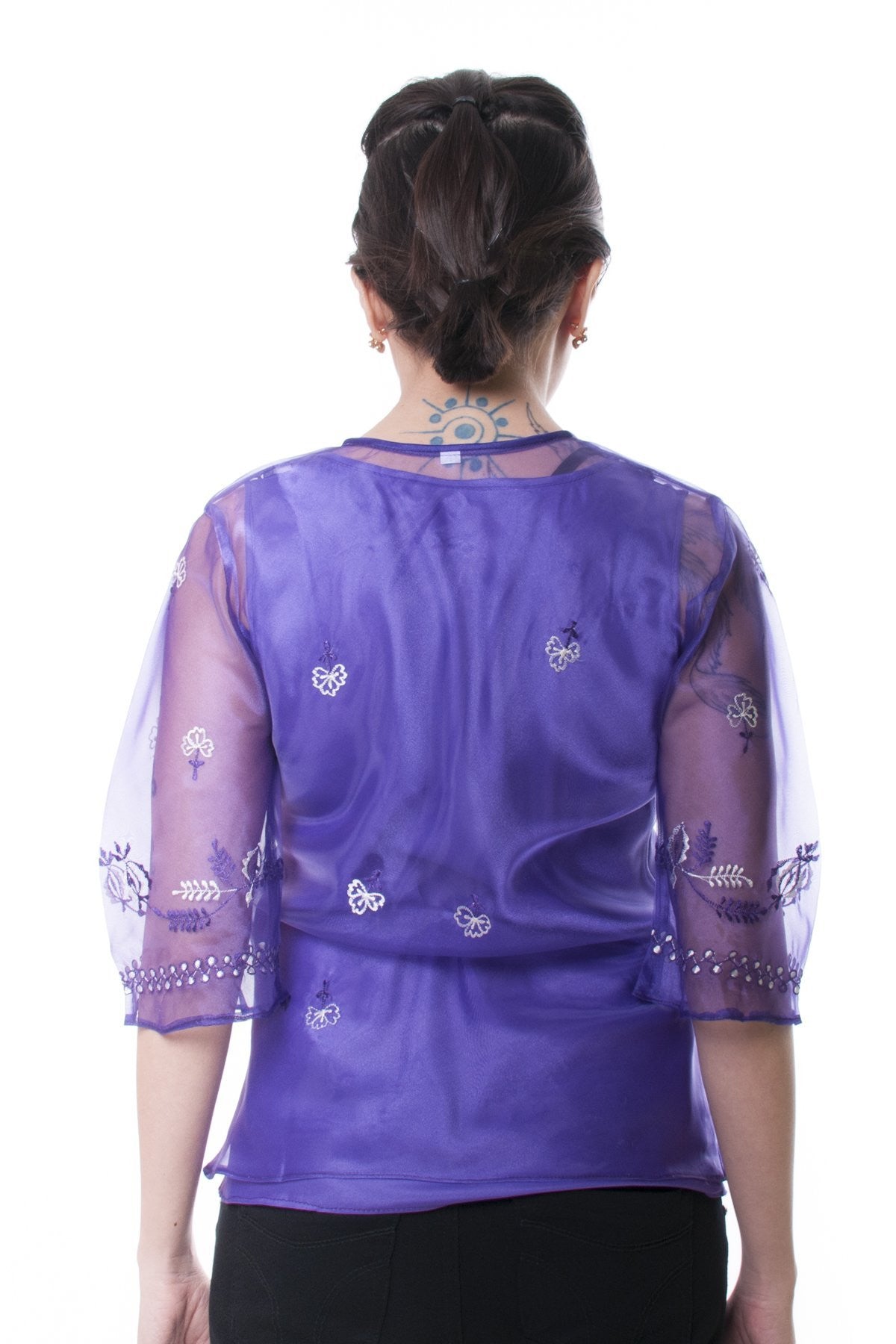 WK05 - Classic Kimona Purple - Filipiniana
