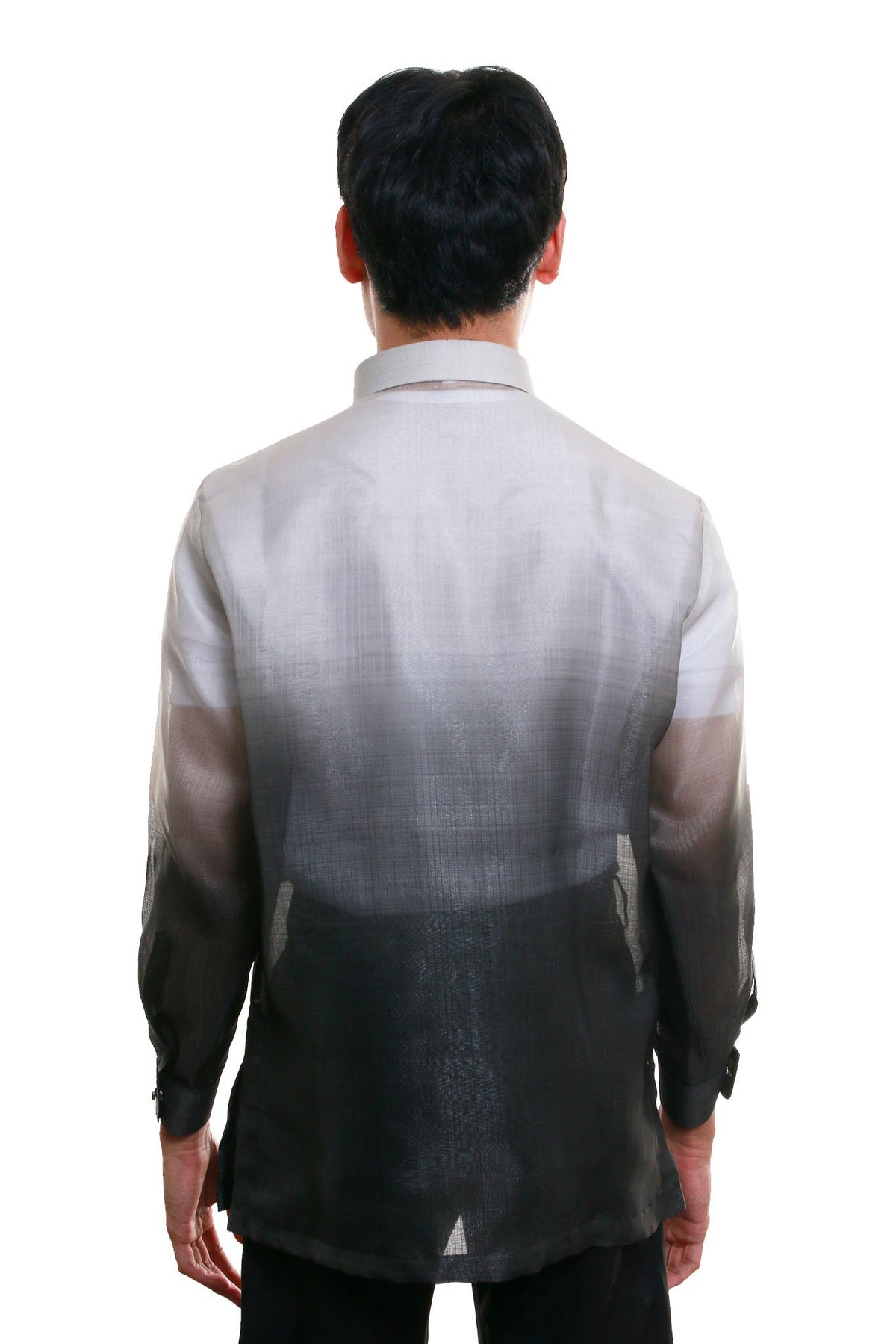 MC08 - MADE-TO-ORDER - Cocoon Pina Barong Tagalog Gray – BARONG WAREHOUSE