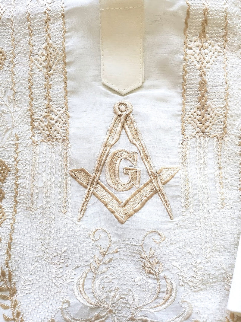 MO40 - Masonic Organza Pina Barong Tagalog – BARONG WAREHOUSE